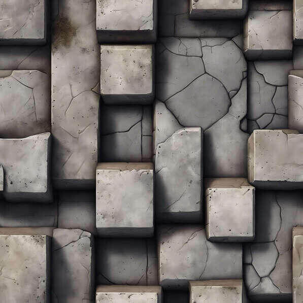 Download Concrete Block Tiled Wall with Visible Cracks Backgrounds ...