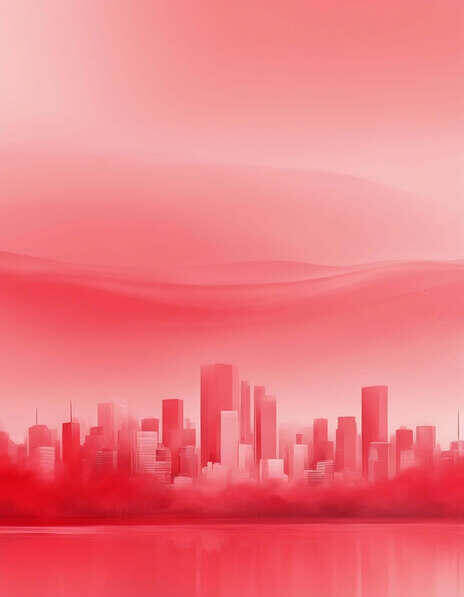 Download Red Cityscape with Clouds and Water Background Backgrounds ...