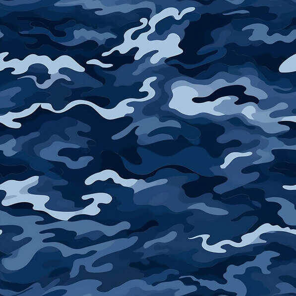Download Navy Blue Camouflage Pattern with Waves Patterns Online ...