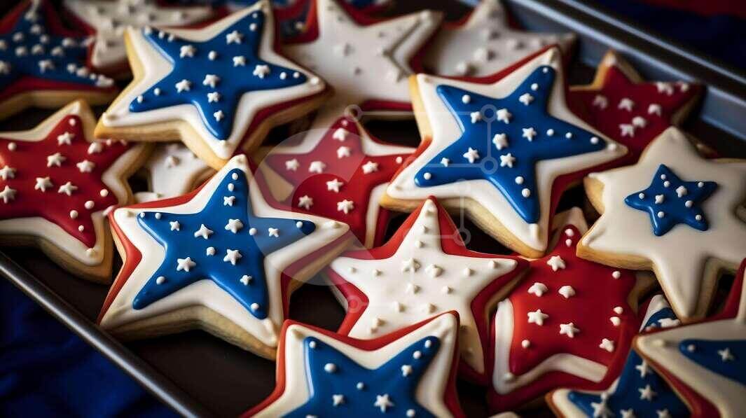 Assorted Star-Shaped Cookies for Any Occasion stock photo | Creative ...