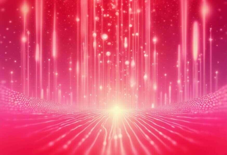 Download Pink Abstract Background with Bright Lights and Glowing Lines ...