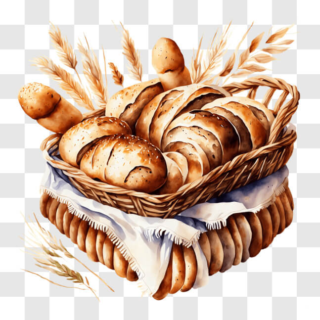 Bread Basket PNG - Download Free & Premium Transparent Bread Basket PNG ...