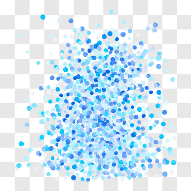 Download Blue Confetti on Black Background PNGs Online - Creative Fabrica
