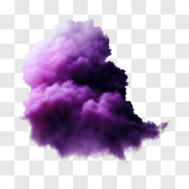 Download Purple Cloud Floating in the Air PNGs Online - Creative Fabrica