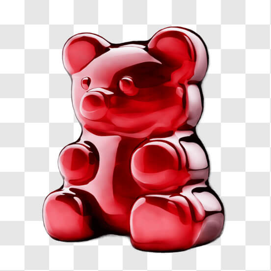 Red Gummy Bear PNG - Download Free & Premium Transparent Red Gummy Bear ...