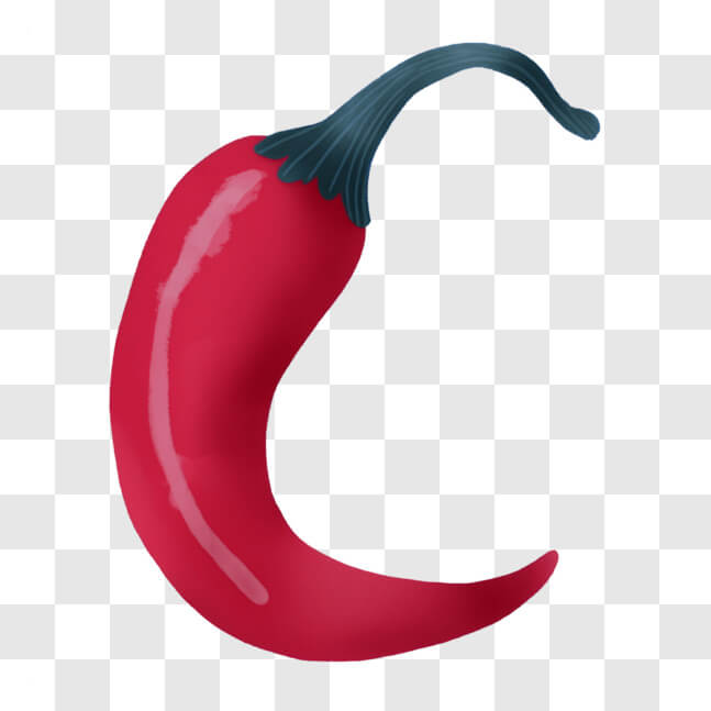 Download Red Chili Pepper in Shape of Letter C PNGs Online - Creative ...