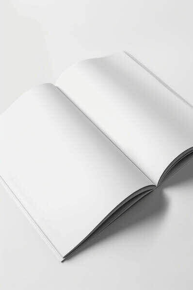 Download Open White Book on White Surface Mockups Online - Creative Fabrica