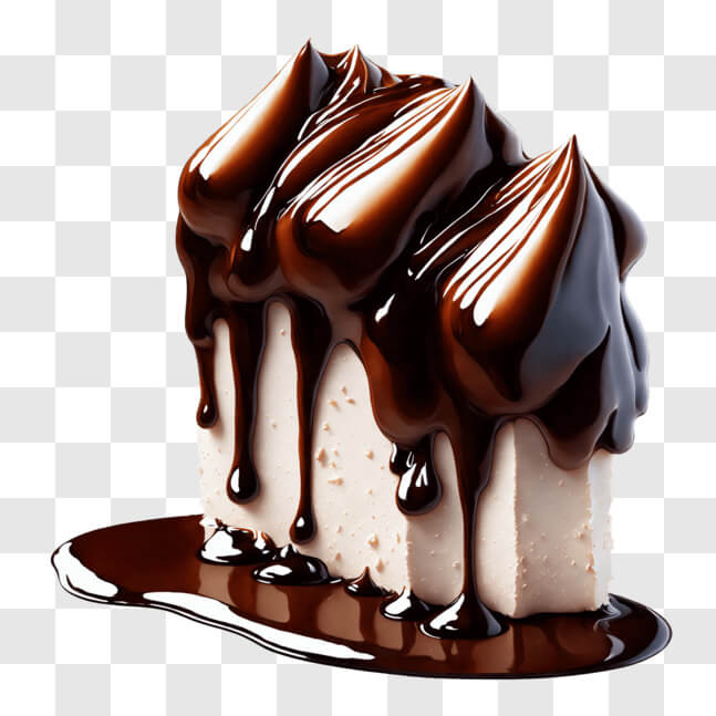 Download Chocolate Drizzle Cake PNGs Online - Creative Fabrica