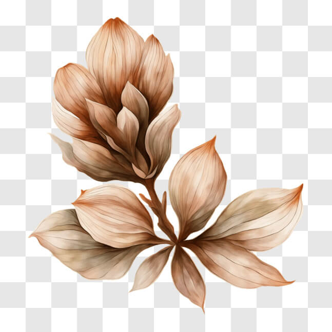 Brown Flower PNG - Download Free & Premium Transparent Brown Flower PNG ...