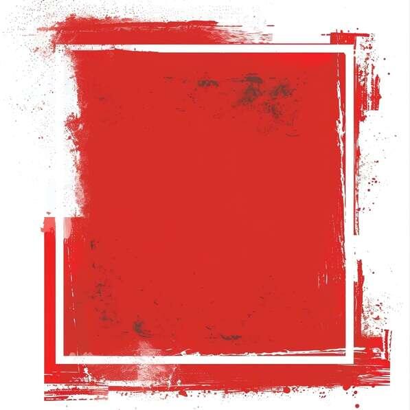 Download Red Frame with White Paint Strokes - Abstract Art Backgrounds ...