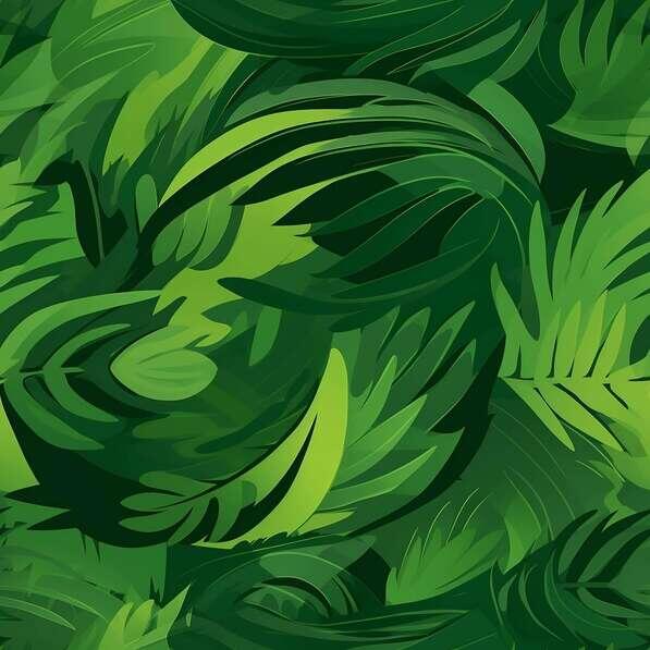 Download Seamless Green Leaf Swirl Pattern Patterns Online - Creative ...