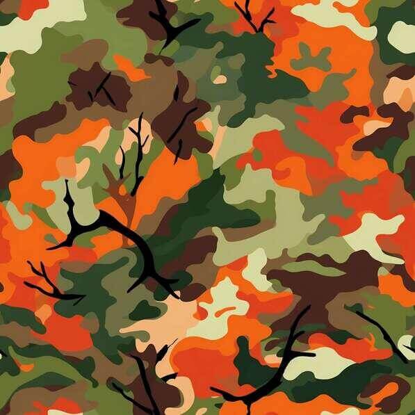 Download Orange, Green, and Brown Camouflage Pattern Patterns Online ...