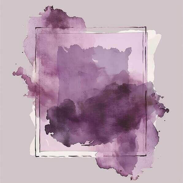 Download Purple Watercolor Square Frame Vector Image Backgrounds Online ...
