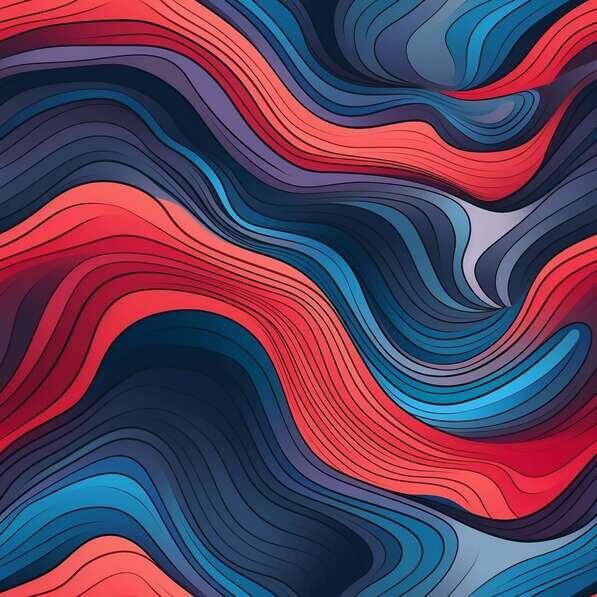 Download Abstract Wavy Pattern in Red, Blue, and Black Colors Patterns ...