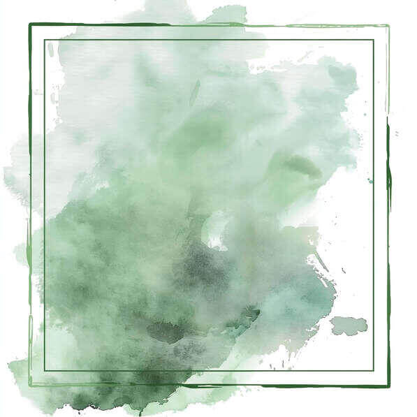 Download Green Watercolor Splatter Square Frame Backgrounds Online ...