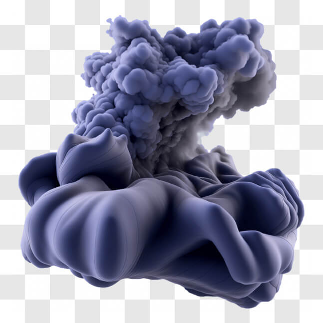 Download 3D Abstract Blue Smoke Rendering PNGs Online - Creative Fabrica