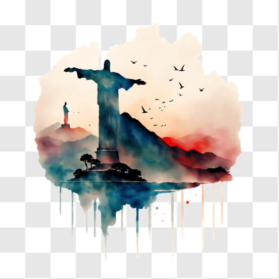 Download Christ the Redeemer statue in Rio de Janeiro, Brazil PNGs ...