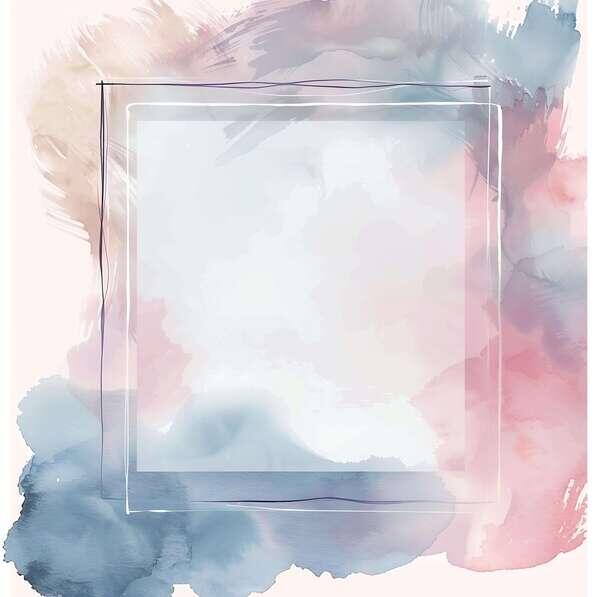 Download Abstract Watercolor Background with Square Frame Backgrounds ...