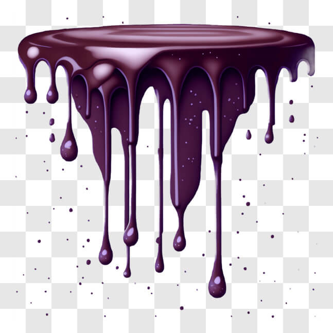 Download Vibrant Dripping Purple Liquid PNGs Online - Creative Fabrica