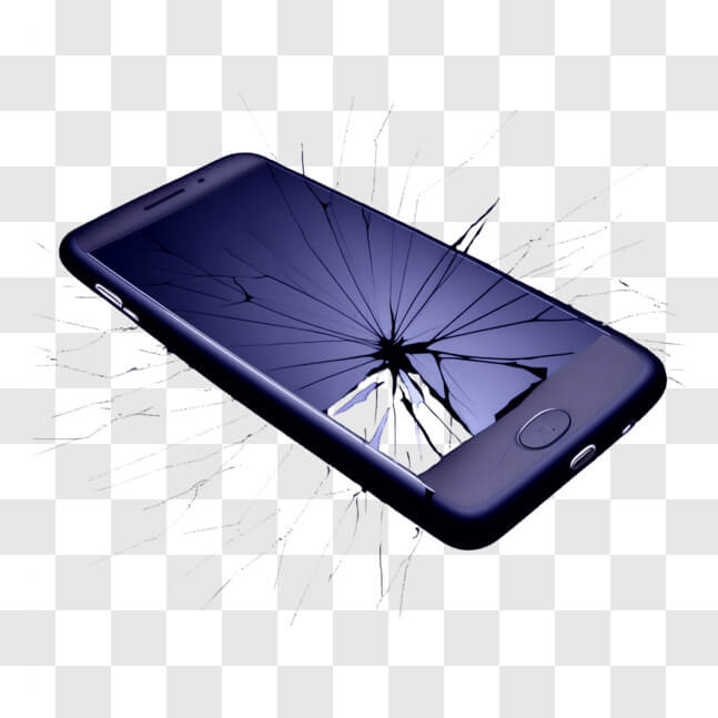 Download Broken Blue Smartphone Fragment PNGs Online - Creative Fabrica