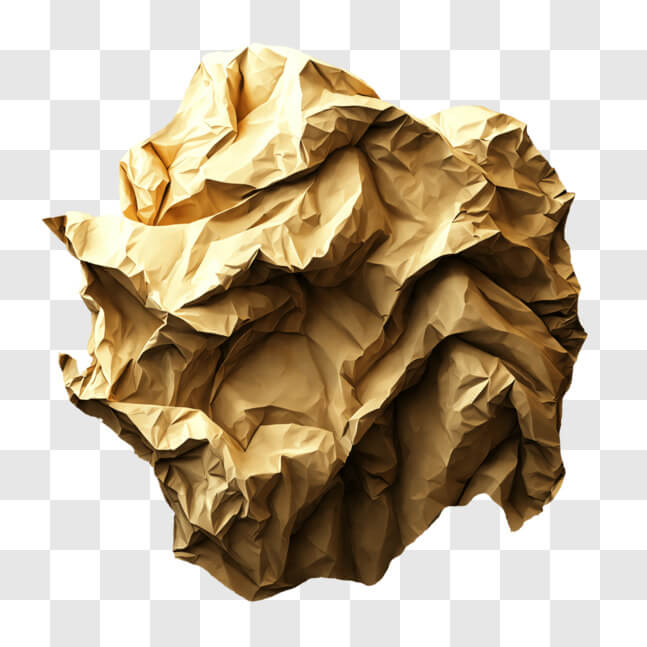 Download Crumpled Paper Floating in the Air PNGs Online - Creative Fabrica