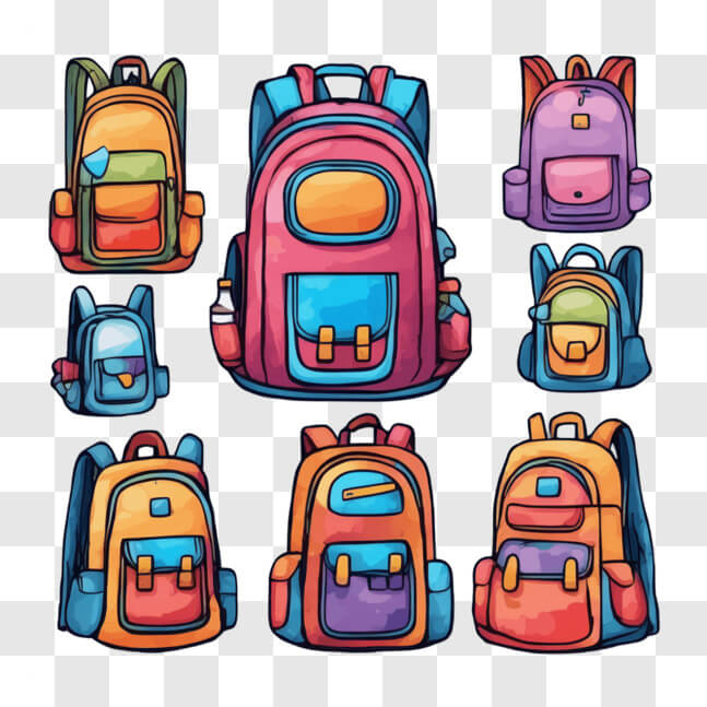 Backpack Cartoon Images - Free Download on Creative Fabrica