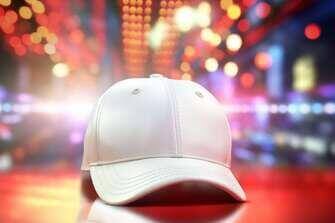 Download White Baseball Cap on Gray Background Mockups Online ...