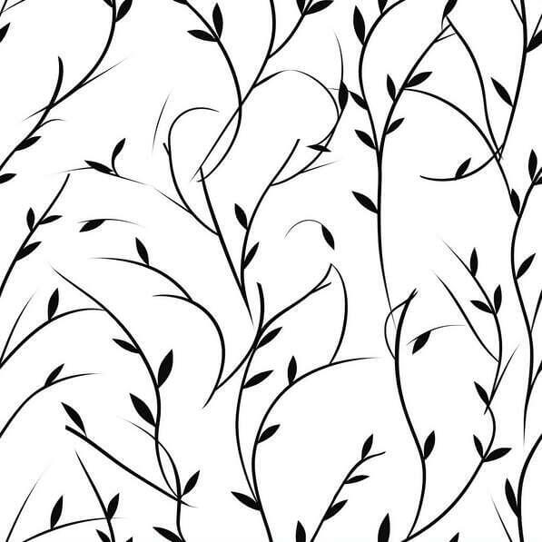 Download Seamless Black and White Leaf Pattern Patterns Online ...