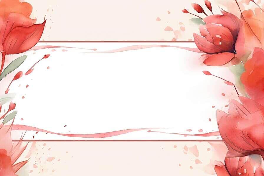 Download Beige Background with Red Flowers Backgrounds Online ...