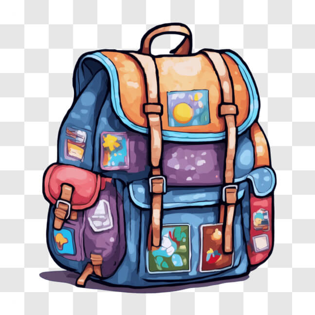 Backpack Cartoon Images - Free Download on Creative Fabrica