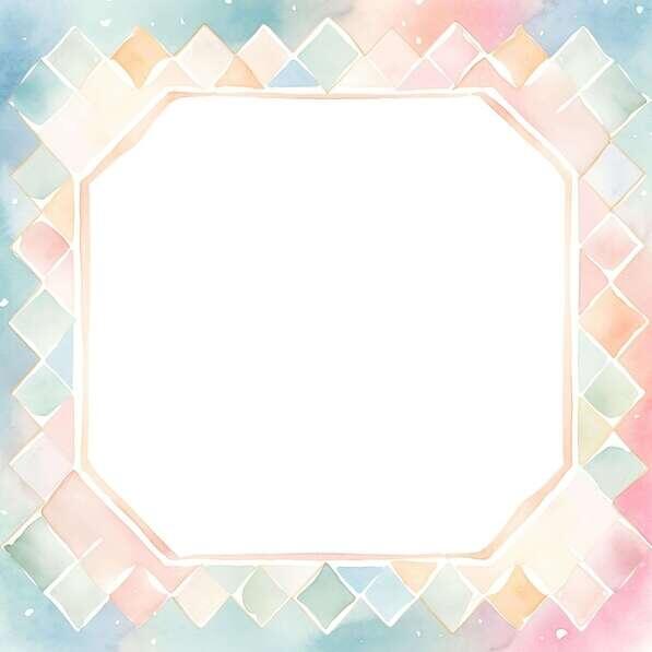 Download Pastel Watercolor Background with Square Frame Backgrounds ...