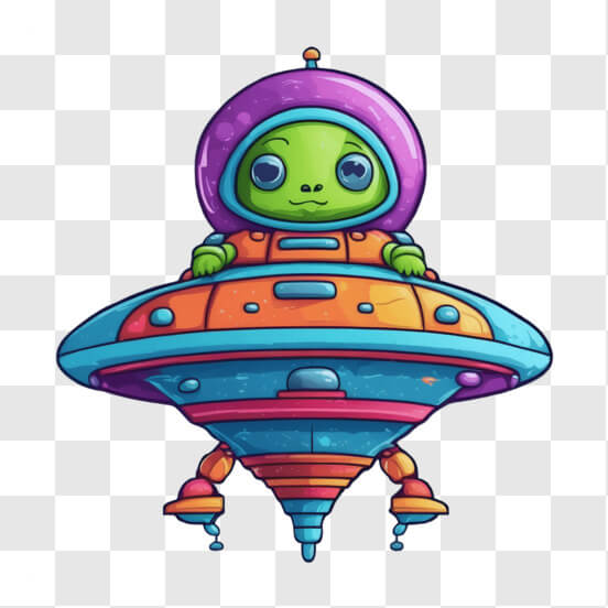 Alien Ship Cartoon Images - Free Download on Creative Fabrica