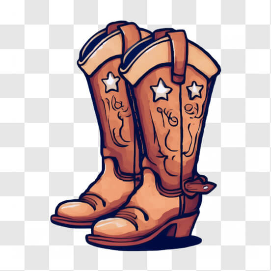 Cowboy Boots Cartoon Images - Free Download on Creative Fabrica