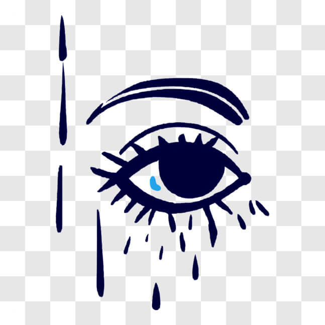 Descarga Ojo con lágrimas PNGs En Línea - Creative Fabrica