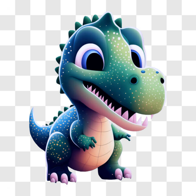 Descarga Dinosaurio de dibujos animados con la boca abierta y los ojos bien abiertos PNGs En ...