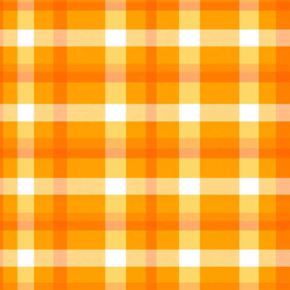 Download Colorful Orange and White Checkered Pattern on Yellow ...