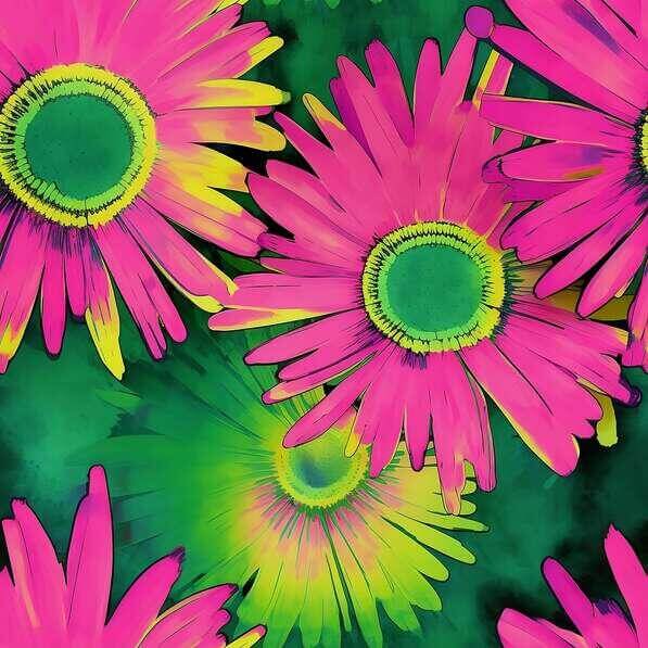Download Colorful Daisy Flower Arrangement Patterns Online - Creative ...