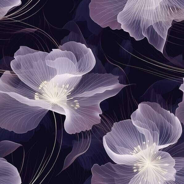 Download Seamless White Floral Pattern for Interior Design Patterns ...