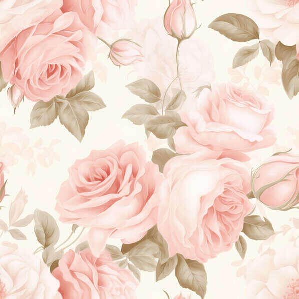 Download Seamless Pink Rose Pattern Background Patterns Online ...