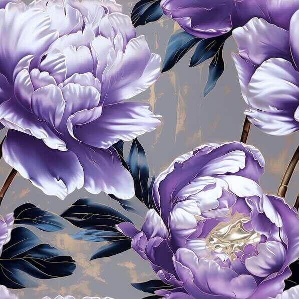 Download Purple Peony Flower Seamless Pattern Background Patterns ...