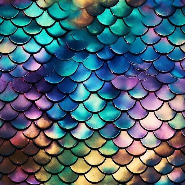 Download Colorful Mermaid Scales Wallpaper for Phone or Tablet Patterns ...