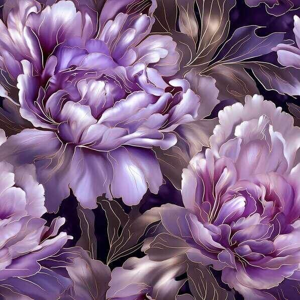 Download Seamless Purple Flower Pattern Background Patterns Online ...