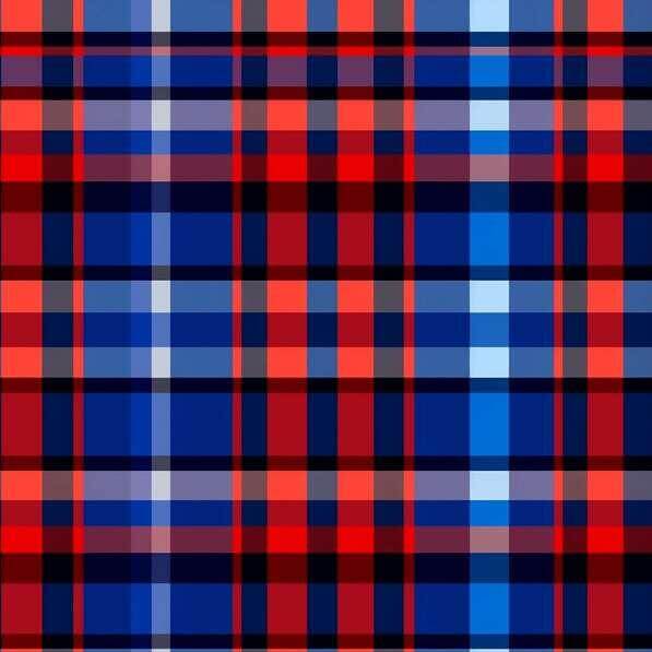 Download Plaid Fabric with Red, Blue, and Black Checkerboard Pattern ...