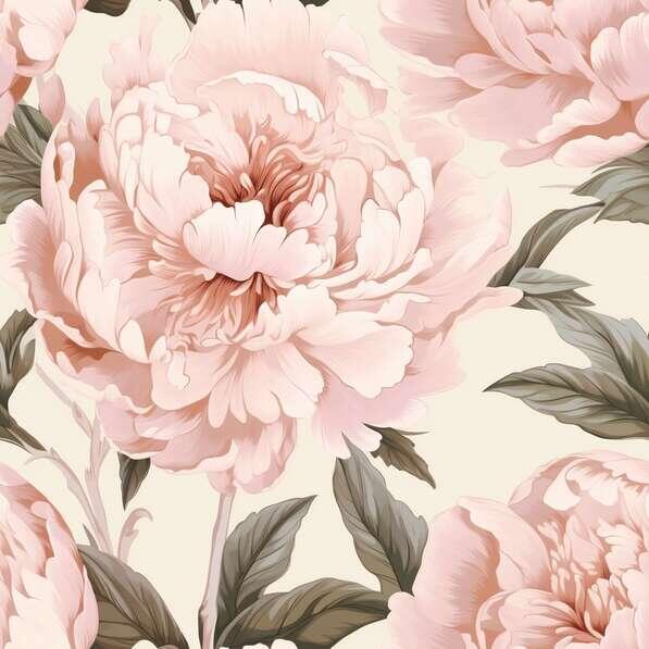 Download Seamless Pink Peony Flower Pattern Patterns Online - Creative ...