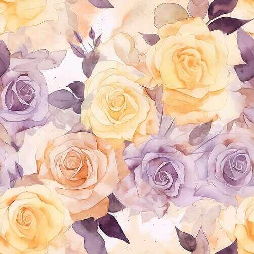 Download Colorful Floral Seamless Pattern with Roses, Carnations ...