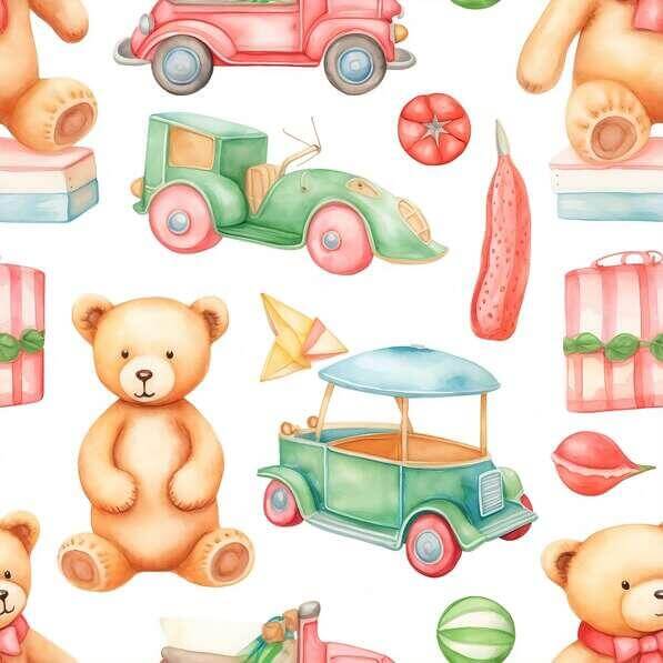 Download Seamless Toy Pattern for Children's Rooms Patterns Online ...