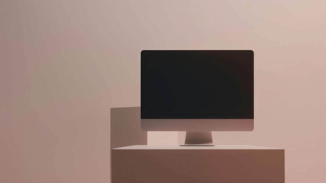 Download Computer Monitor on White Cube Mockups Online - Creative Fabrica