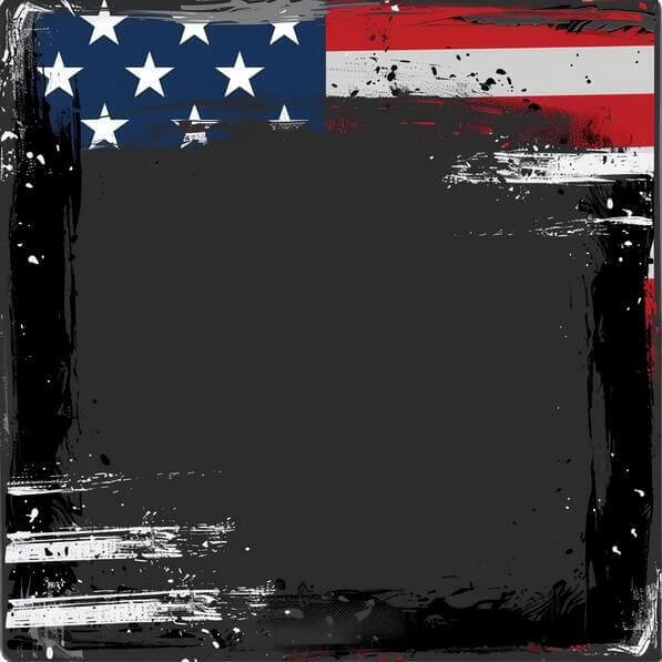 Download Grungy American Flag Frame with Blank Space Backgrounds Online ...