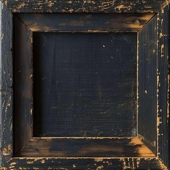 Download Old Worn-Out Black Frame with Yellowed Paint Backgrounds ...