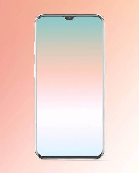 Download Empty Smartphone on Pink and Orange Background Mockups Online ...